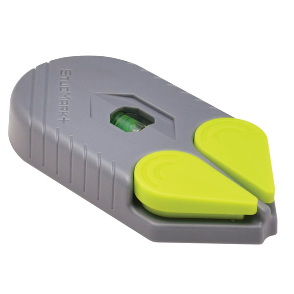 Stud Mark + Magnetic Stud Finder with Removable Markers and Level